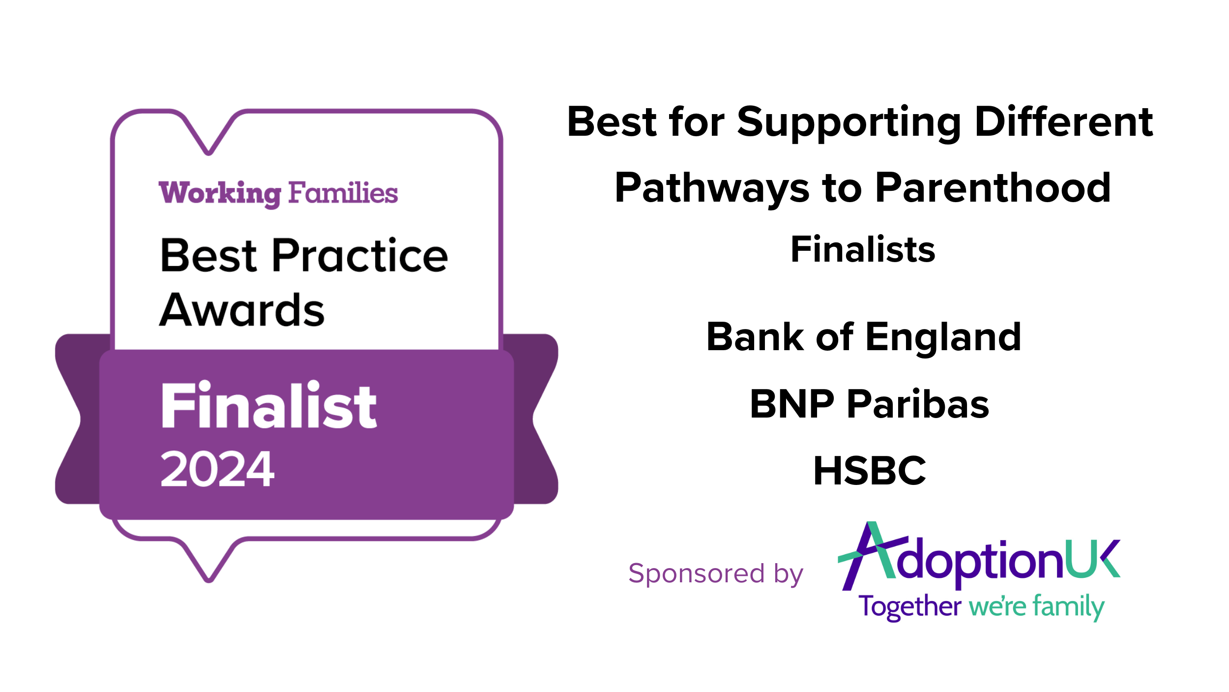 HSBC - Finalist 2024, Supporting Different Pathways to Parenthood ...